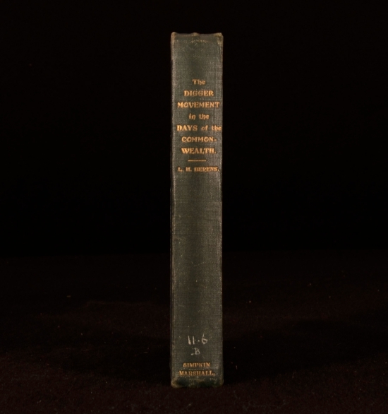 The Digger Movement in the Days of the Commonwealth As revealed in the ...