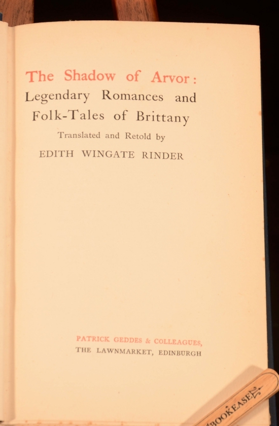 The Shadow of Arvor: Legendary Romances and Folk-Tales of Brittany by ...