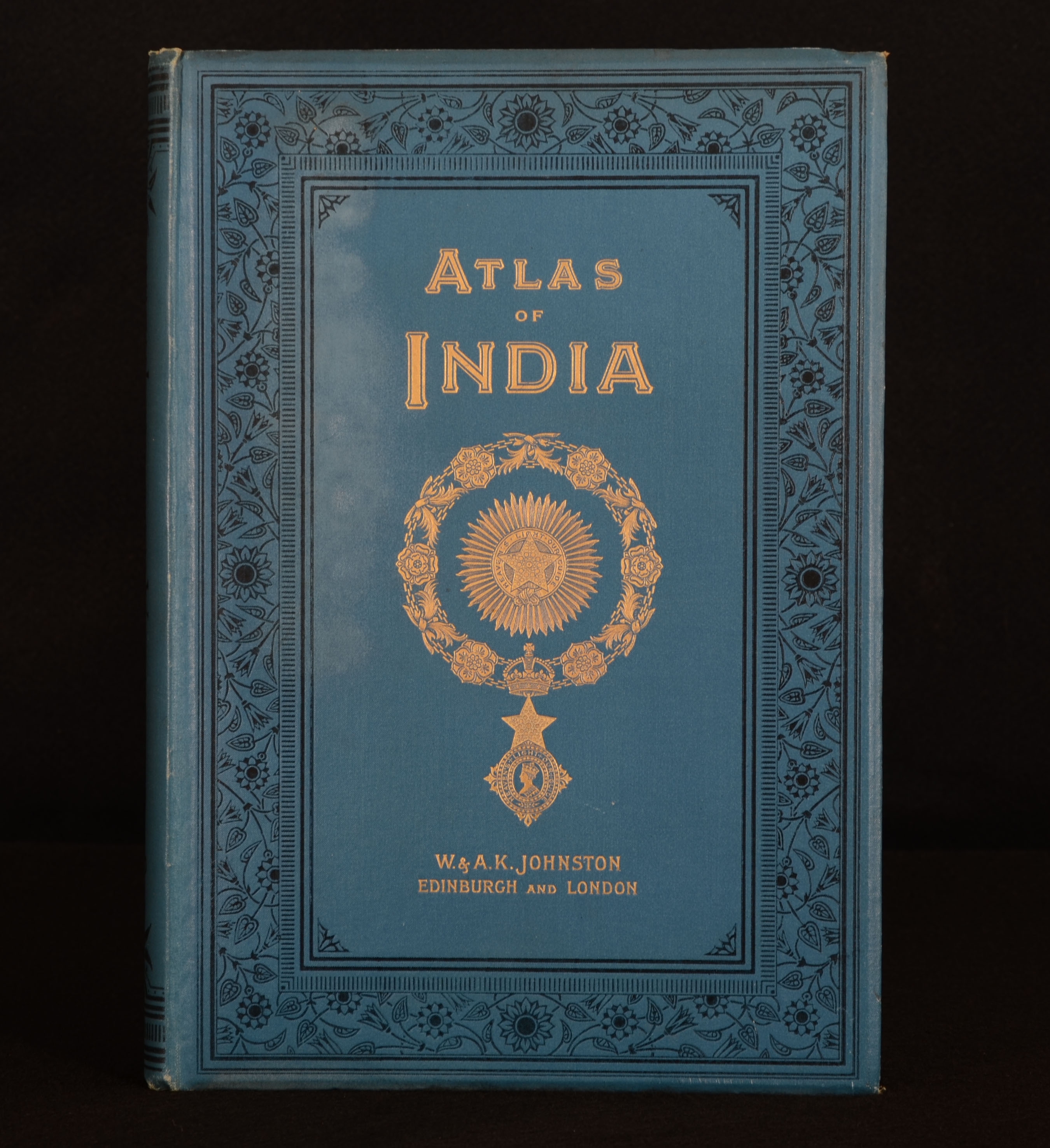 Atlas of India Containing Sixteen Maps & Complete Index by Sir William ...