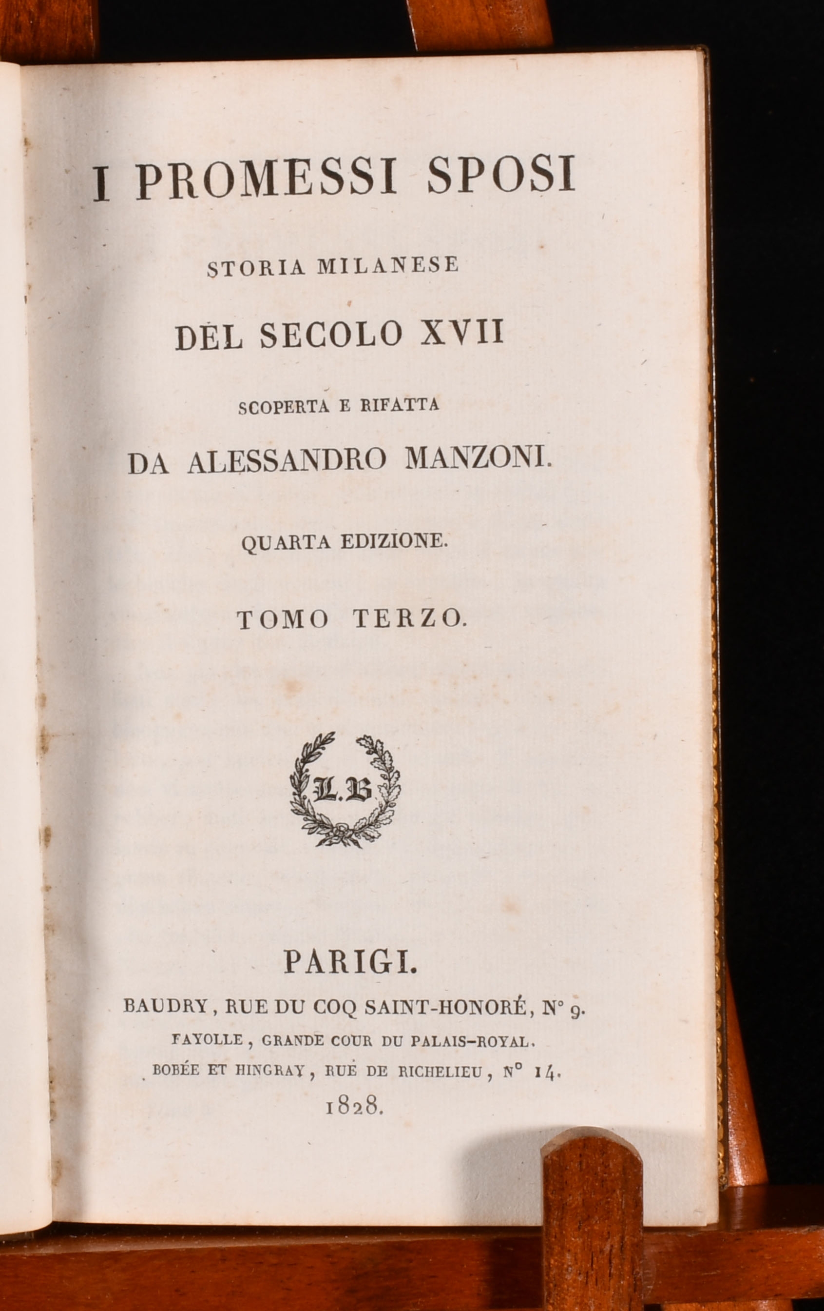 I Promessi Sposi Storia Milanese del Secolo XVII by Alessandro Manzoni ...