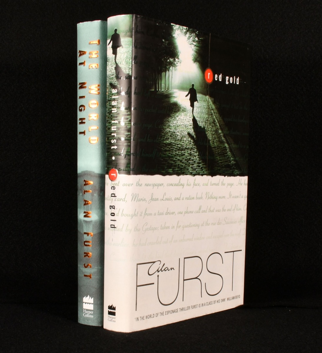 The World at Night Red Gold by Alan Furst: Fine Cloth (1997) First ...