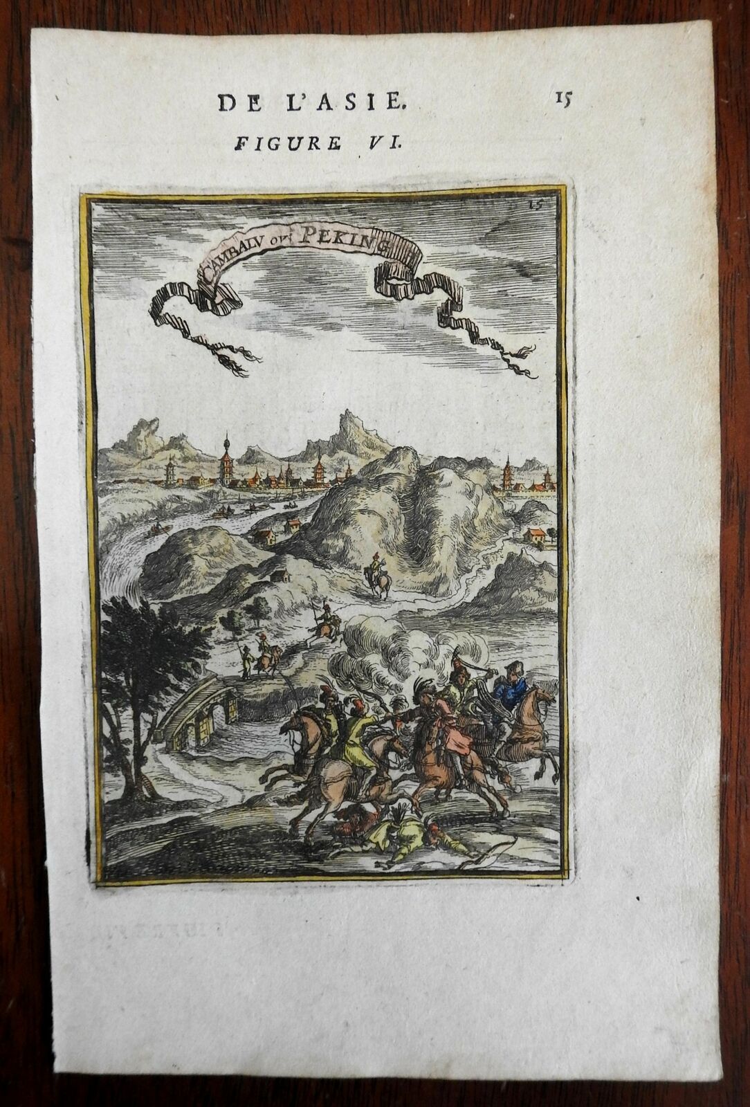 Beijing Peking Cambulac Qing Empire China Bird's Eye View 1683 Mallet ...