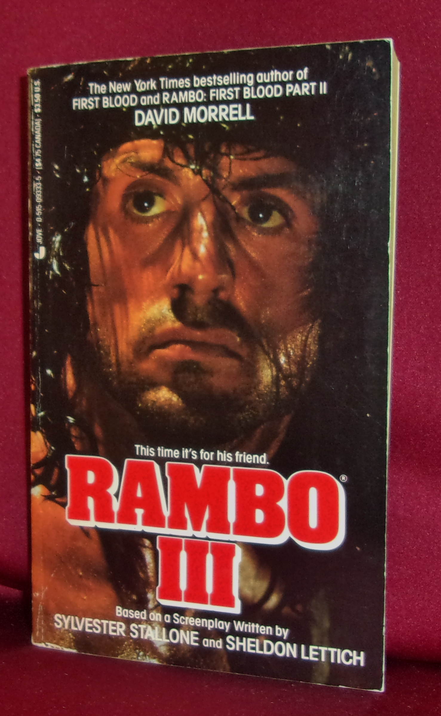 RAMBO III by Morrell, David: Near Fine Soft cover 1st Edition ...