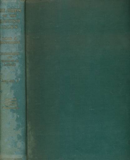 The Birds of the British Isles. Volume 1. Corvidae; Sturnidae ...