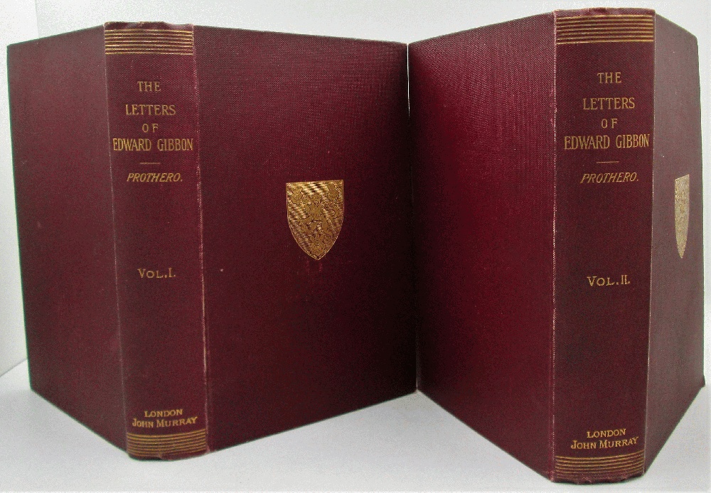 Private Letters of Edward Gibbon (1753-1794) in Two Volumes by Edward ...