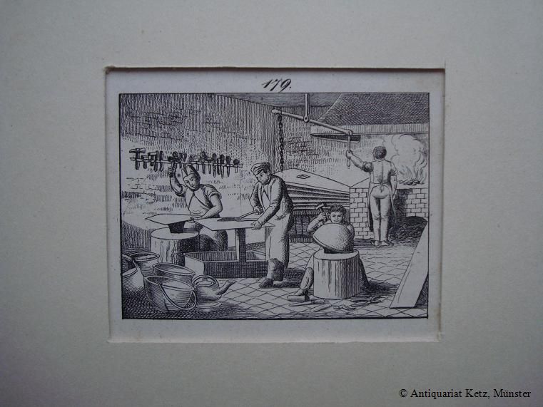Der Kupferschmied (The Coppersmith - Le chaudronnier). Lithographie aus ...
