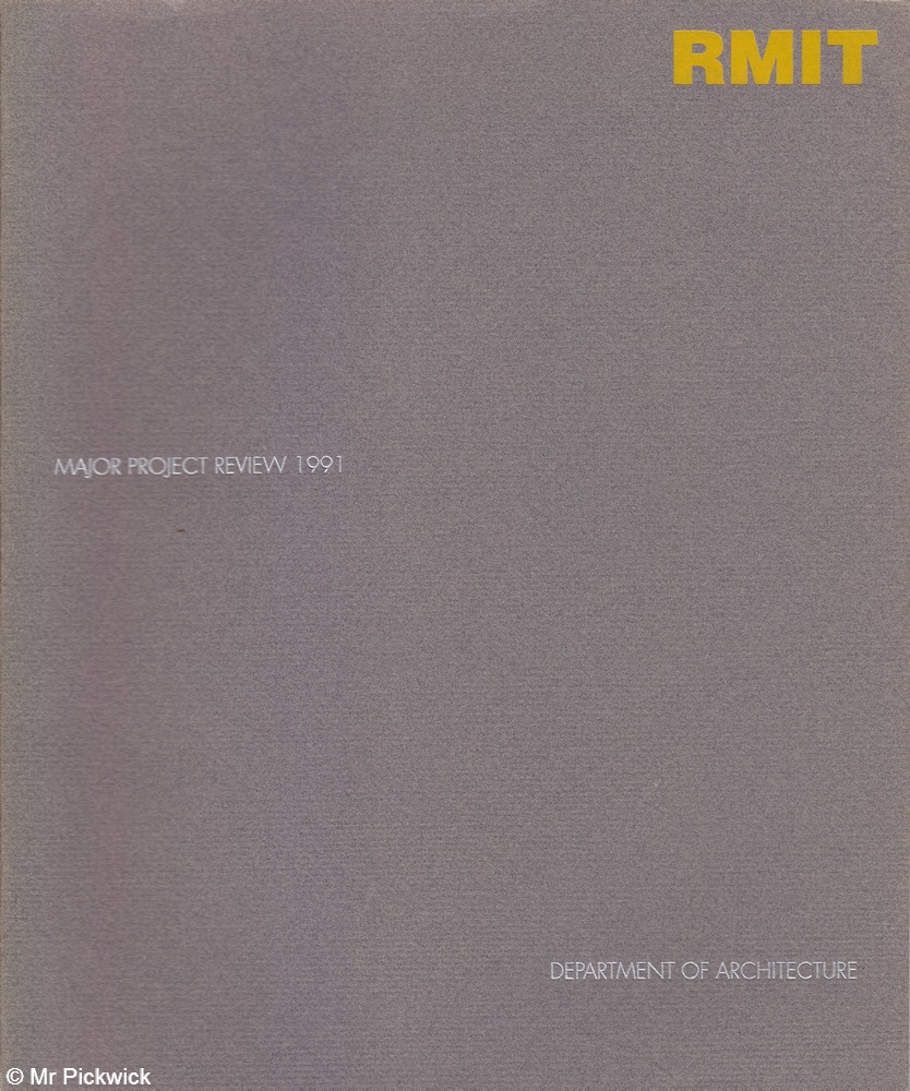 Major Project Review 1991 RMIT by Various: Very Good Softcover (1991 ...