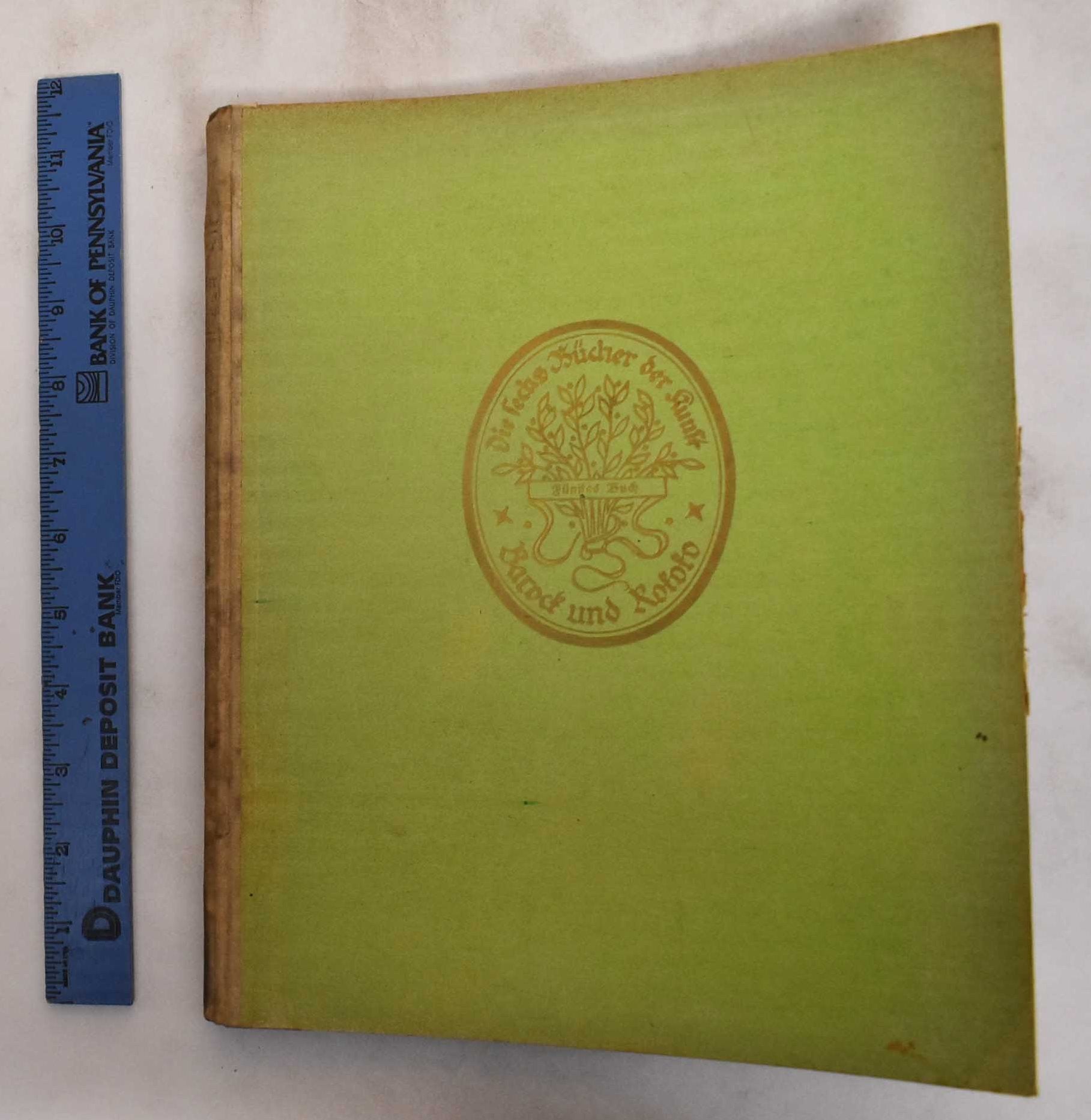 Art of the Baroque and Rococo - Six Book Series by Brinckmann, Albert E ...