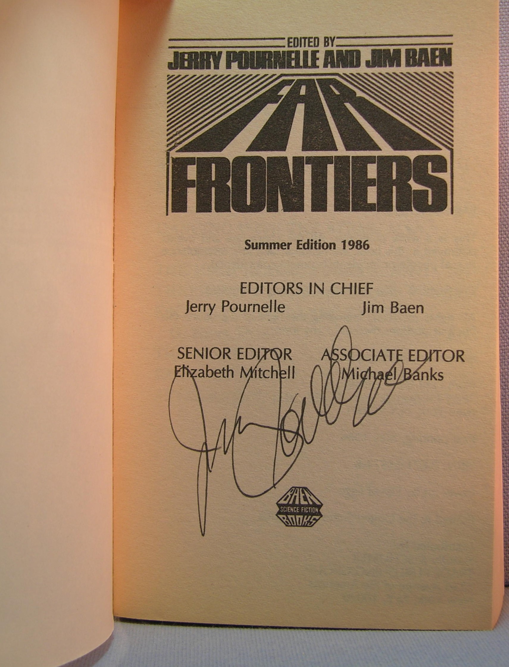 Far Frontiers, Volume V / Spring 1986 by Jerry Pournelle; Jim Baen ...
