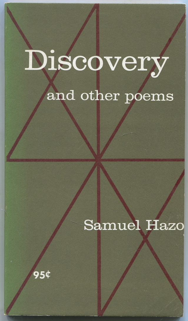 Discovery and Other Poems von HAZO, Samuel: Near Fine Softcover (1959 ...