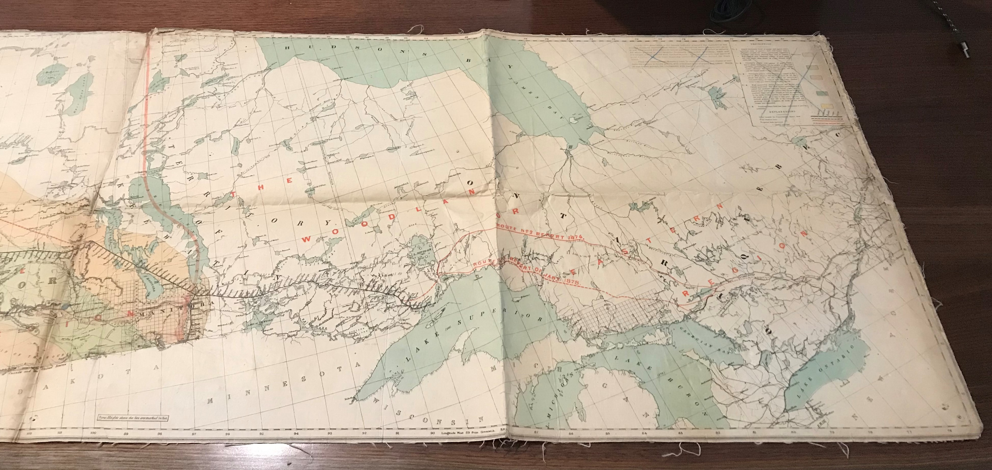 Map of the Country to be Traversed by the Canadian Pacific Railway to ...