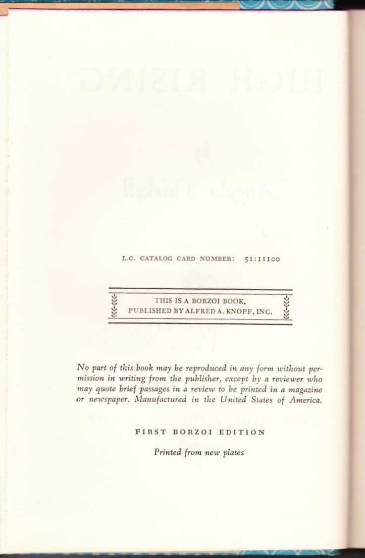 Wild Strawberries and High Rising by Thirkell, Angela: Fine Hardcover ...