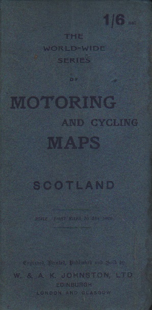 The World-wide Series of Motoring and Cycling Maps. Scotland.: Map ...