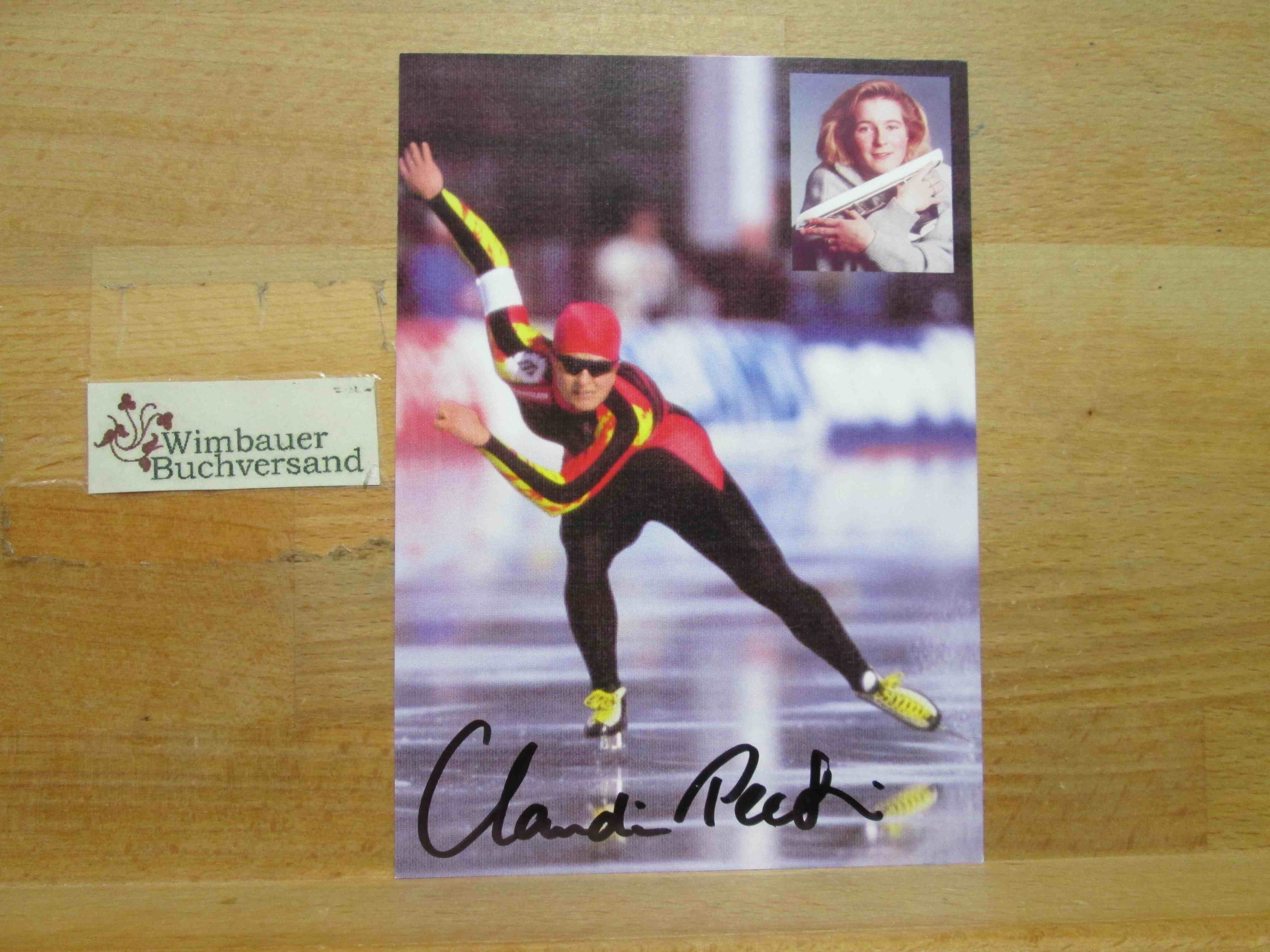 Original Autogramm Claudia Pechstein Eisschnelllauf /// Autogramm ...
