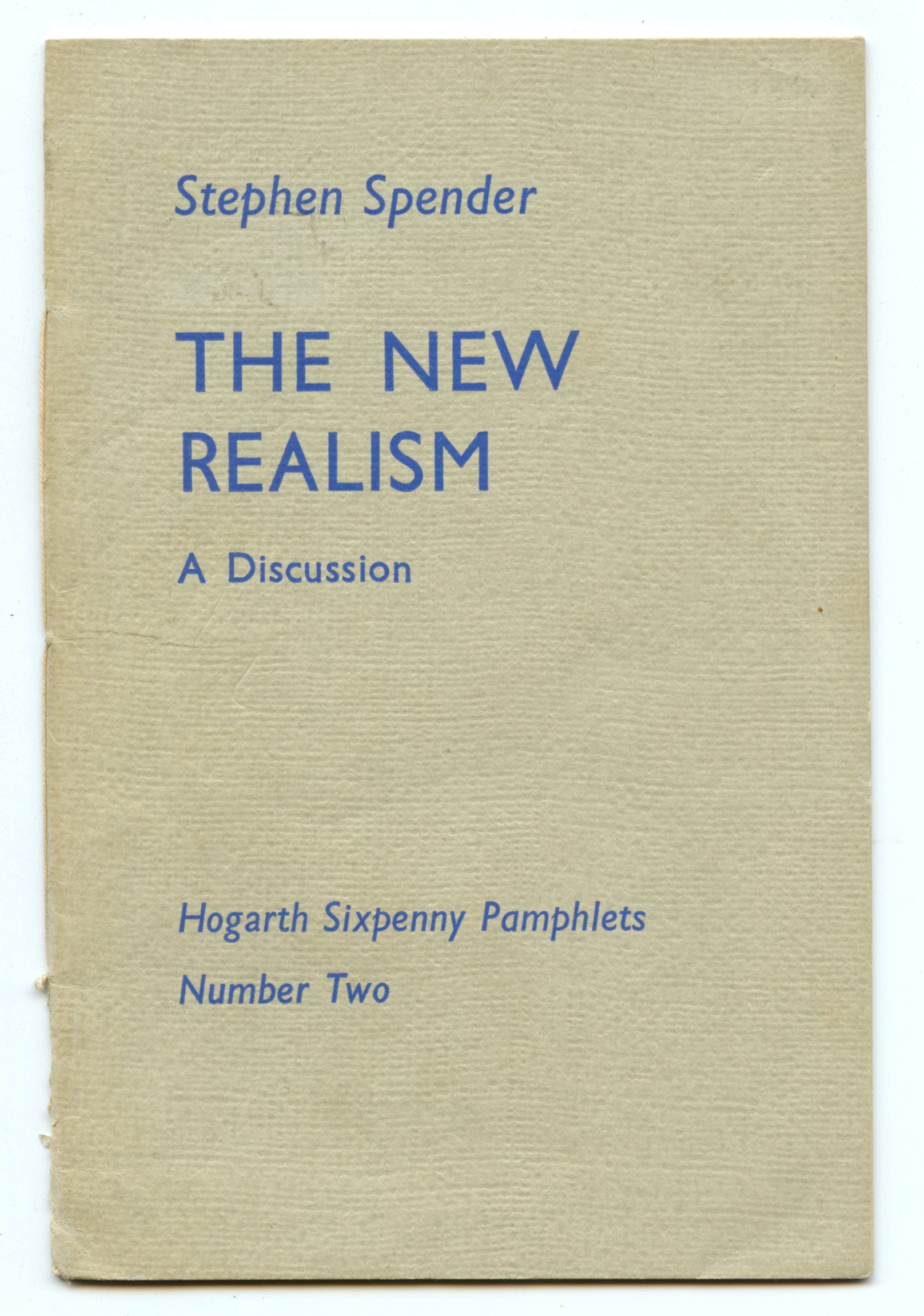 The New Realism: A Discussion by SPENDER, Stephen: Good Booklet (1939 ...