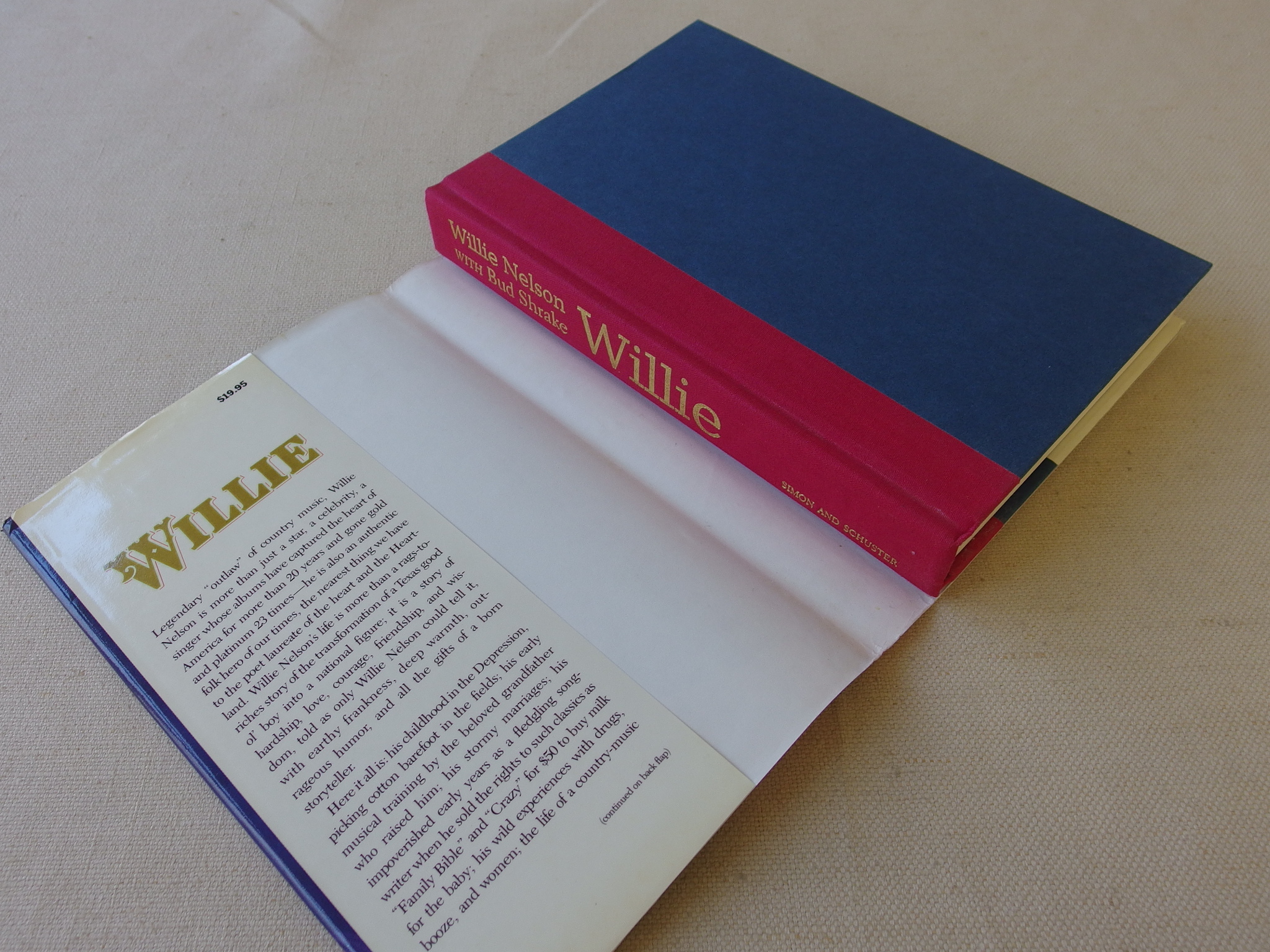 Willie: An Autobiography by Nelson, Willie; Shrake, Bud: Fine Hardcover ...