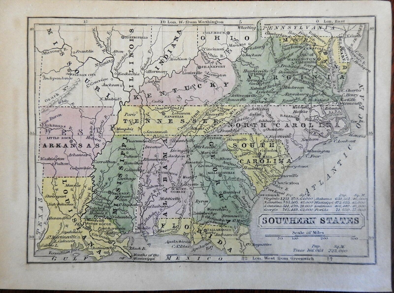 Antebellum South Virginia Georgia Louisiana 1840-50 miniature Boyton ...