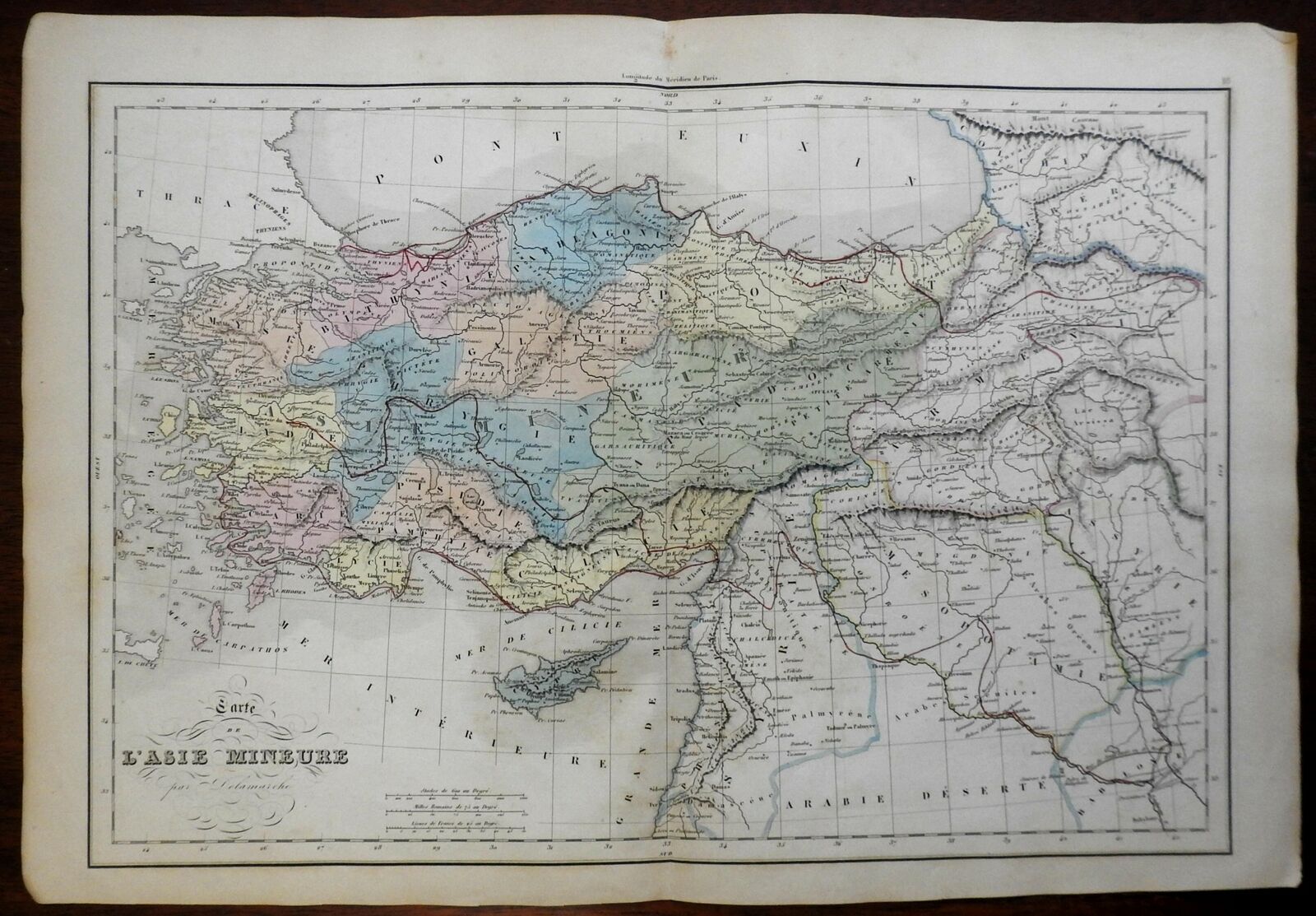 Asia Minor Ancient World Phrygia Pontus Cappadocia Bithynia 1859 ...
