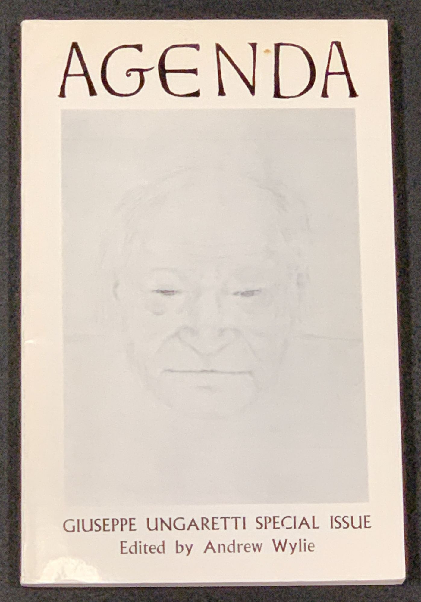 AGENDA. Vol. 8 No. 2. Spring 1970; Giuseppe Ungaretti Special Issue by ...