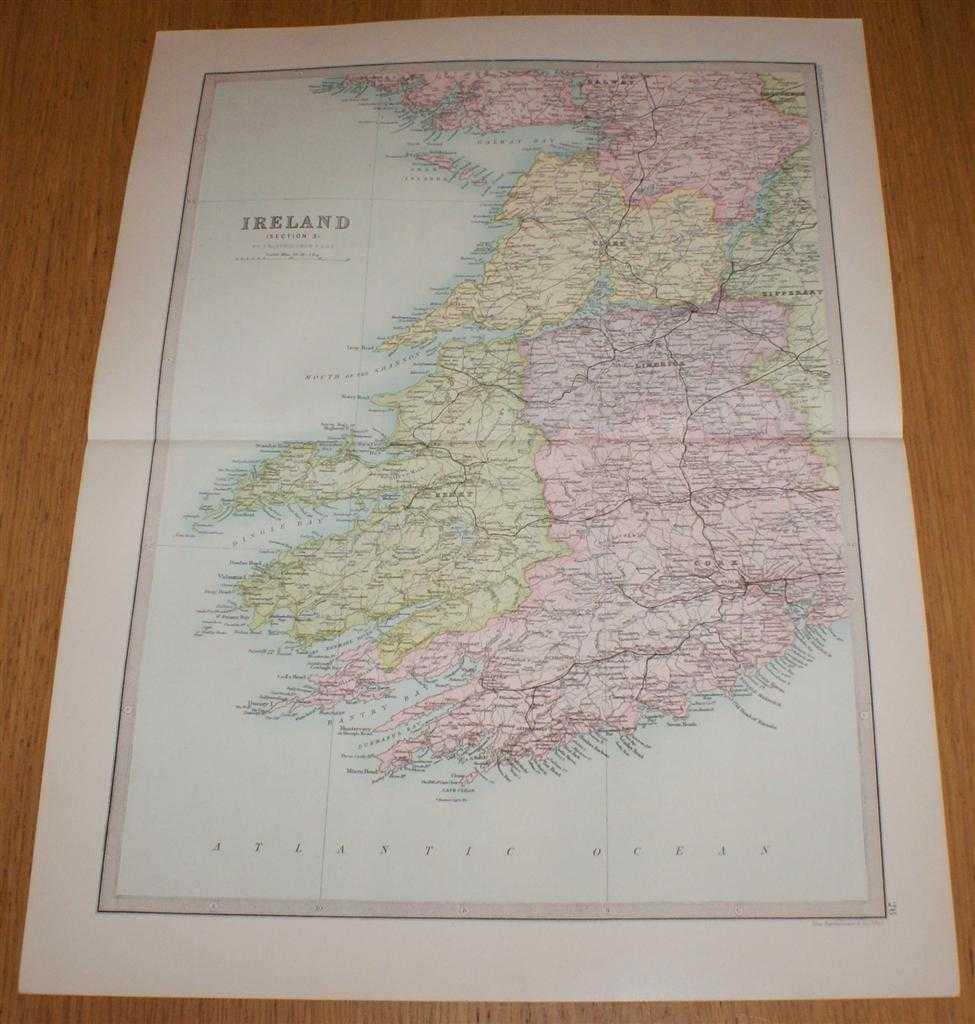 Map of Ireland (Section 3) covering the south western portion of ...