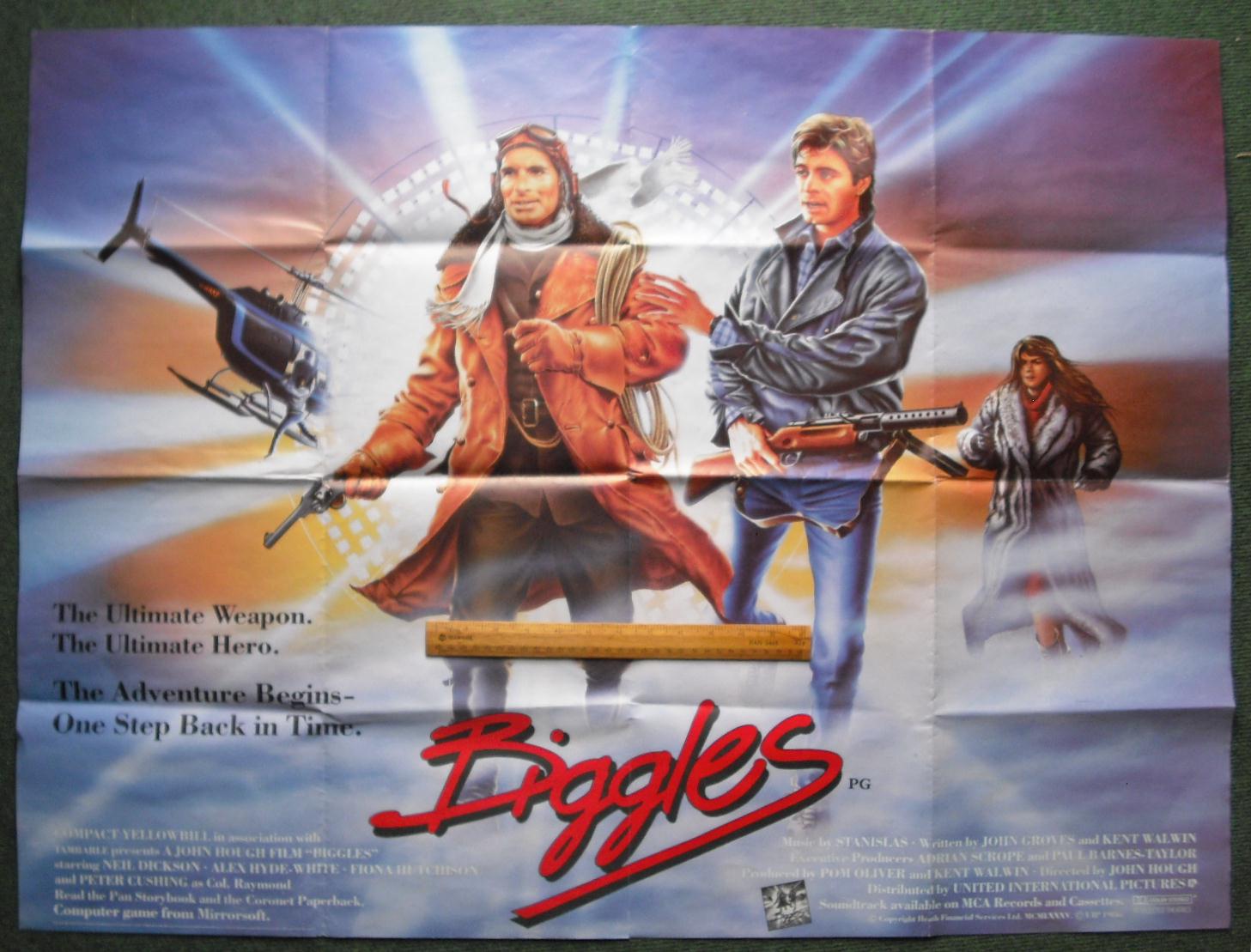 Biggles Film Poster by Johns, W E: VG+ No Binding (1986) First Edition ...