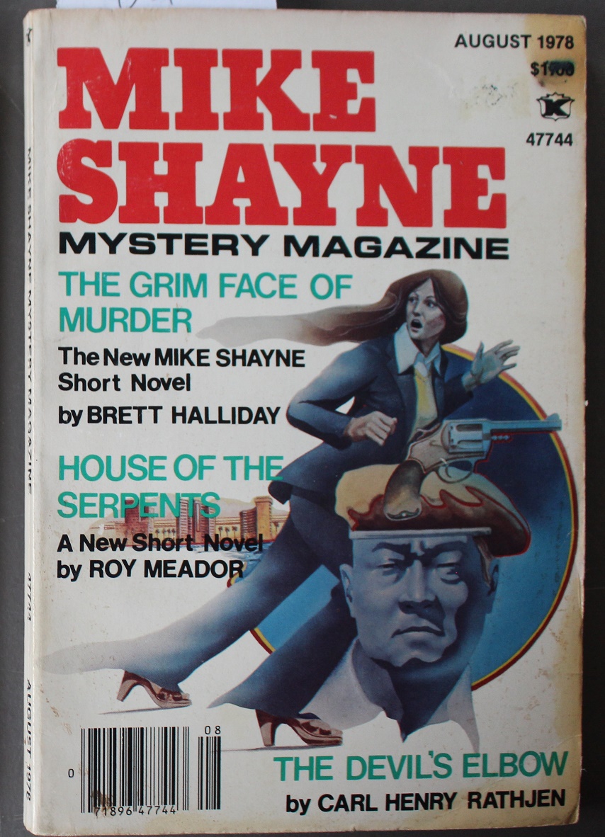 MIKE Shayne - Mystery Magazine (Pulp Digest Magazine); Vol. 42, No. 8 ...