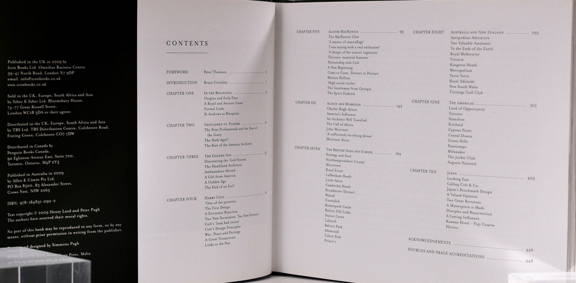 Masters of Design by Pugh, Peter & Lord, Henry: (2009) | Fine Golf Books