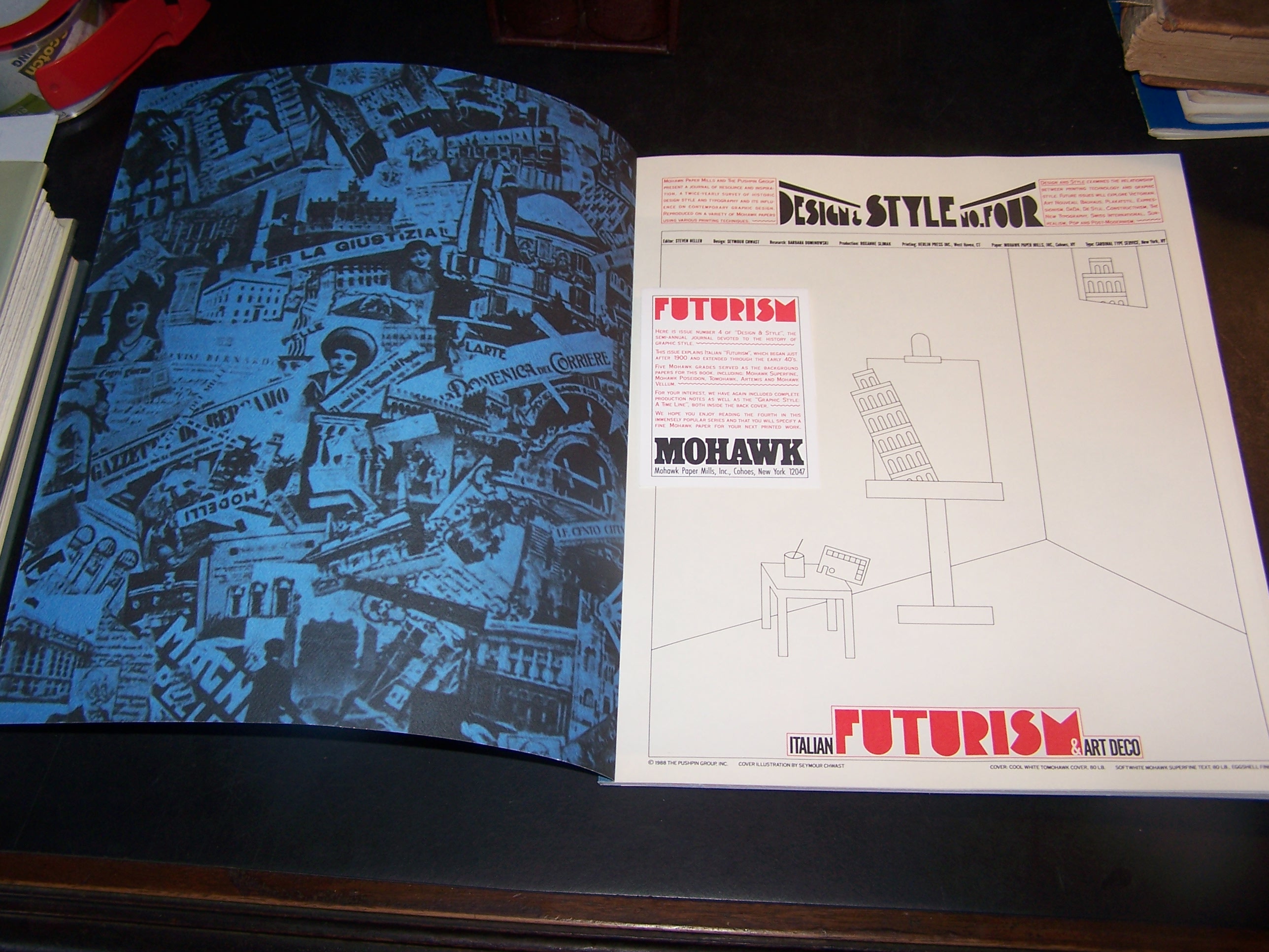 Design And Style 4 Italian Futurism And Art Deco By Heller Steven Editor 1988 1st Edition