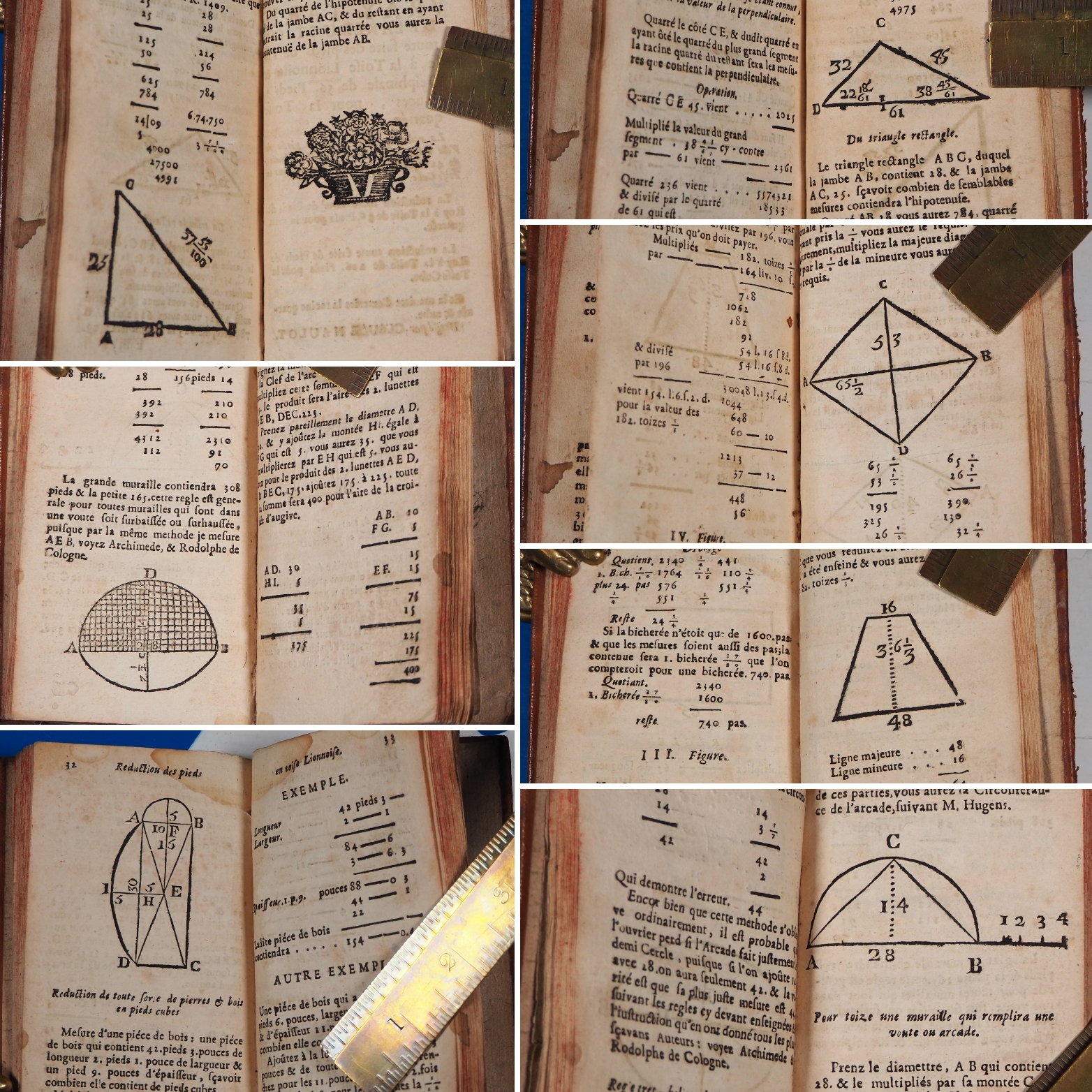 GEOMETRIE PRATIQUE, CONTENANT LA MANIERE DE TOISER, ARPENTER & REDUIRE ...