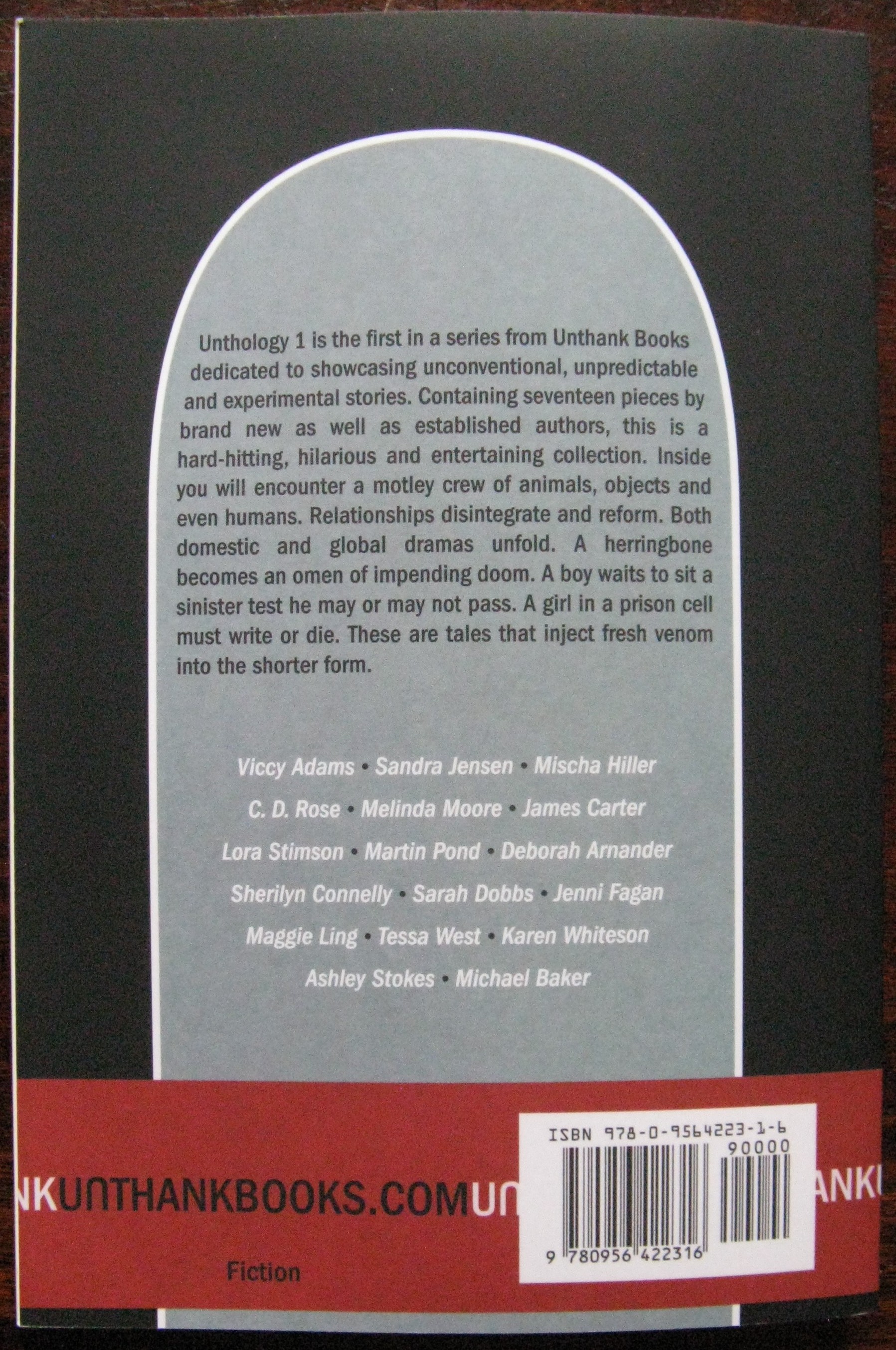 Unthology No.1 de Jones, Robin; Stokes, Ashley: Very Good Soft cover ...