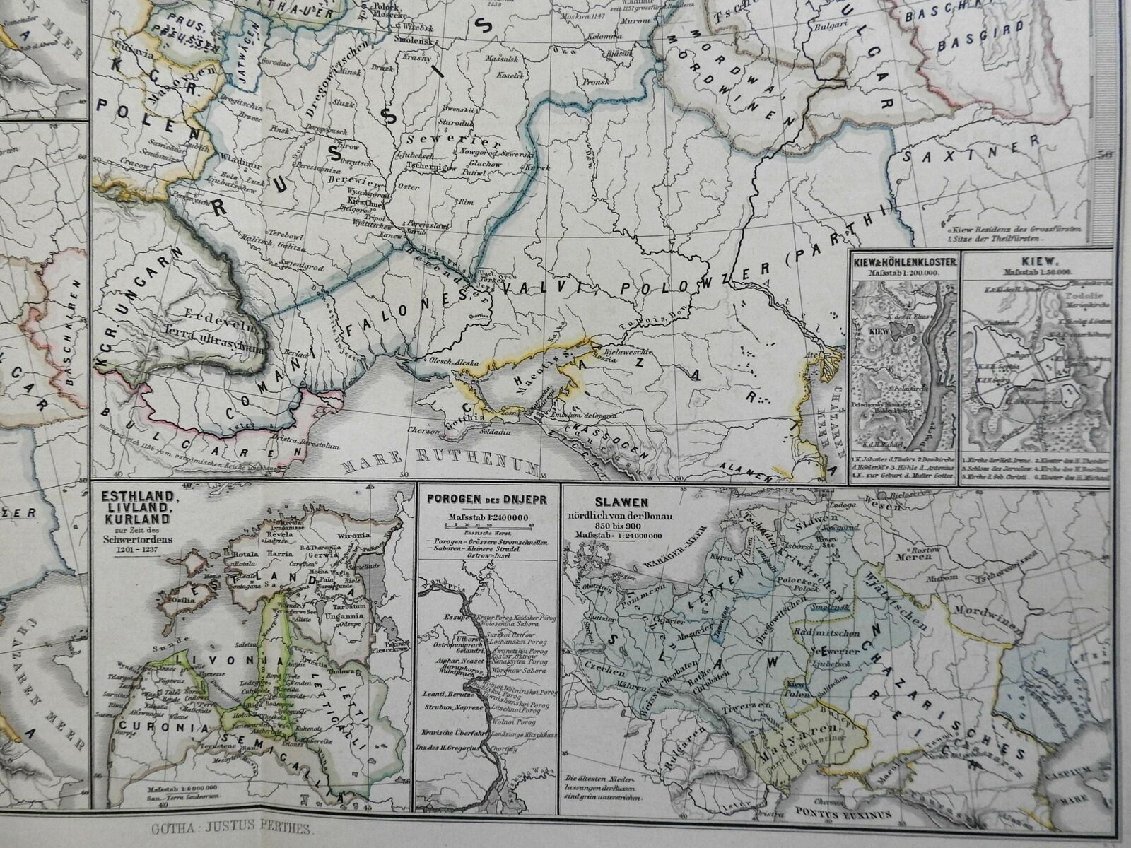 Russian Empire Novgorod Muscovy 900-1240 Slavic World Spruner detailed ...