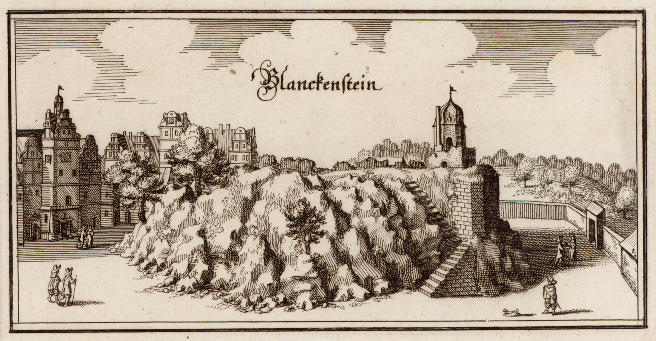 Teilansicht, Schloß Blankenstein. by Blankenburg:: Art / Print / Poster ...