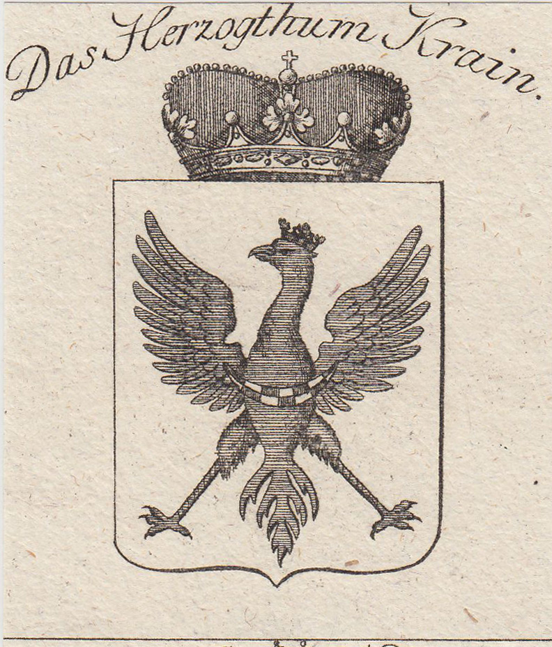Das Herzogthum Krain. von Krain: Wappen ( Coat Of Arms ):: Kunst ...
