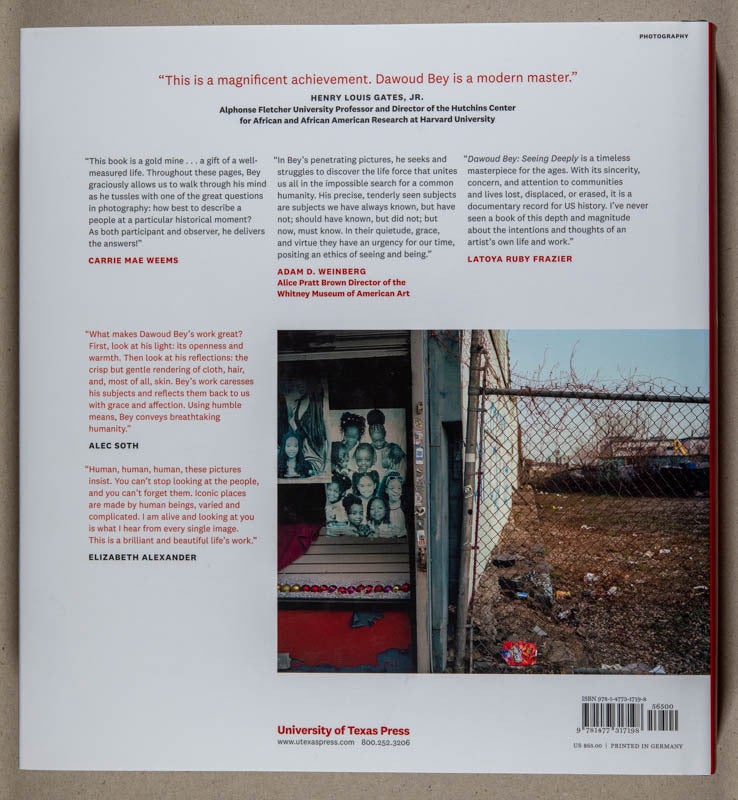 Seeing Deeply by Bey, Dawoud: Fine Hardcover (2018) First edition ...