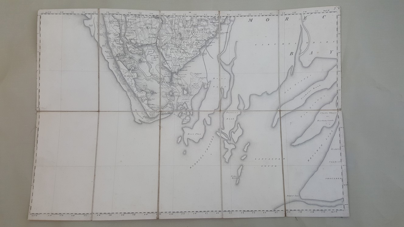 Ordnance Survey Map District 58 [ Heysham Harbour and Estuary Morecombe ...