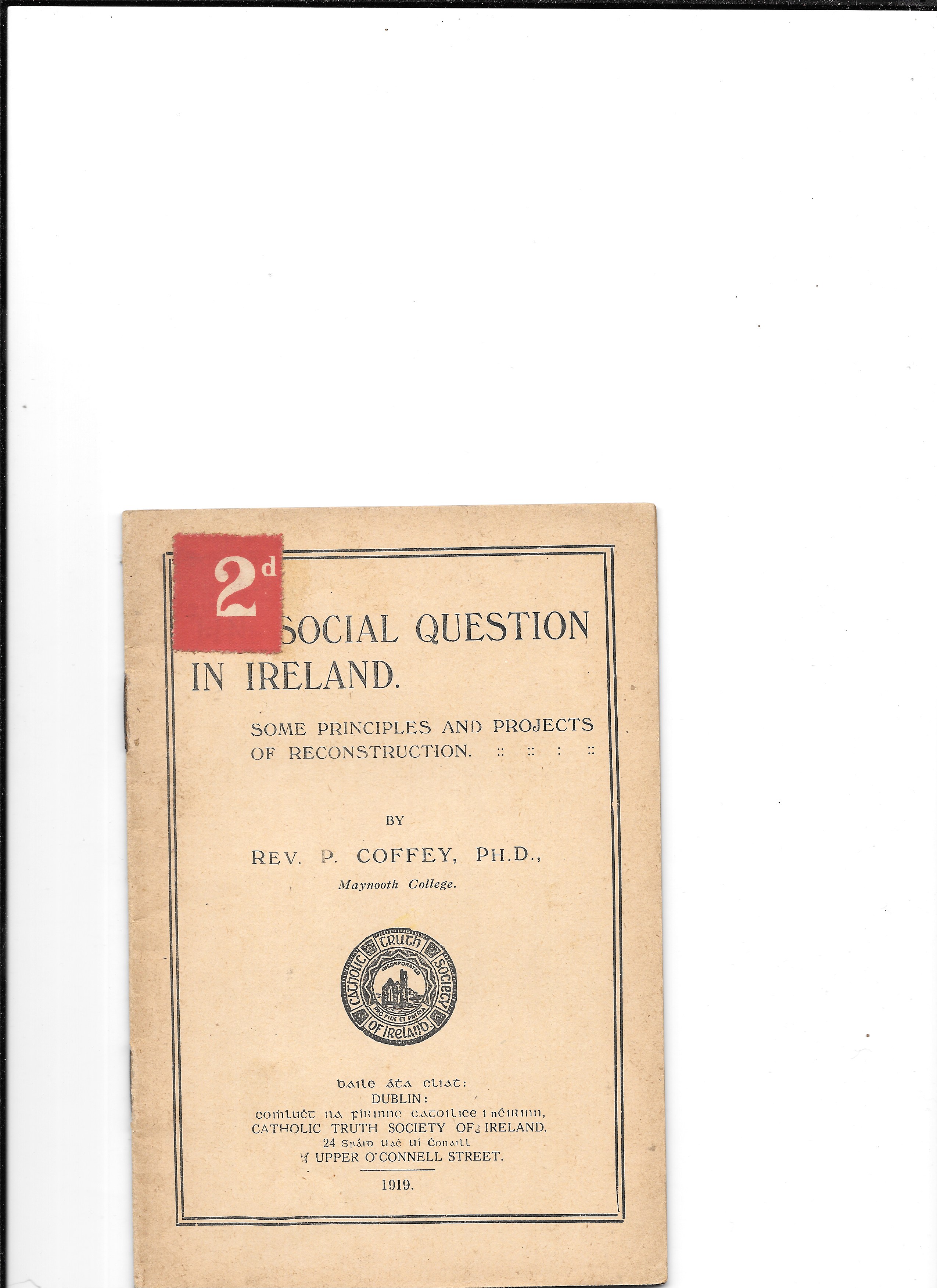 The Social Question in Ireland. Some Principles and Projects of ...