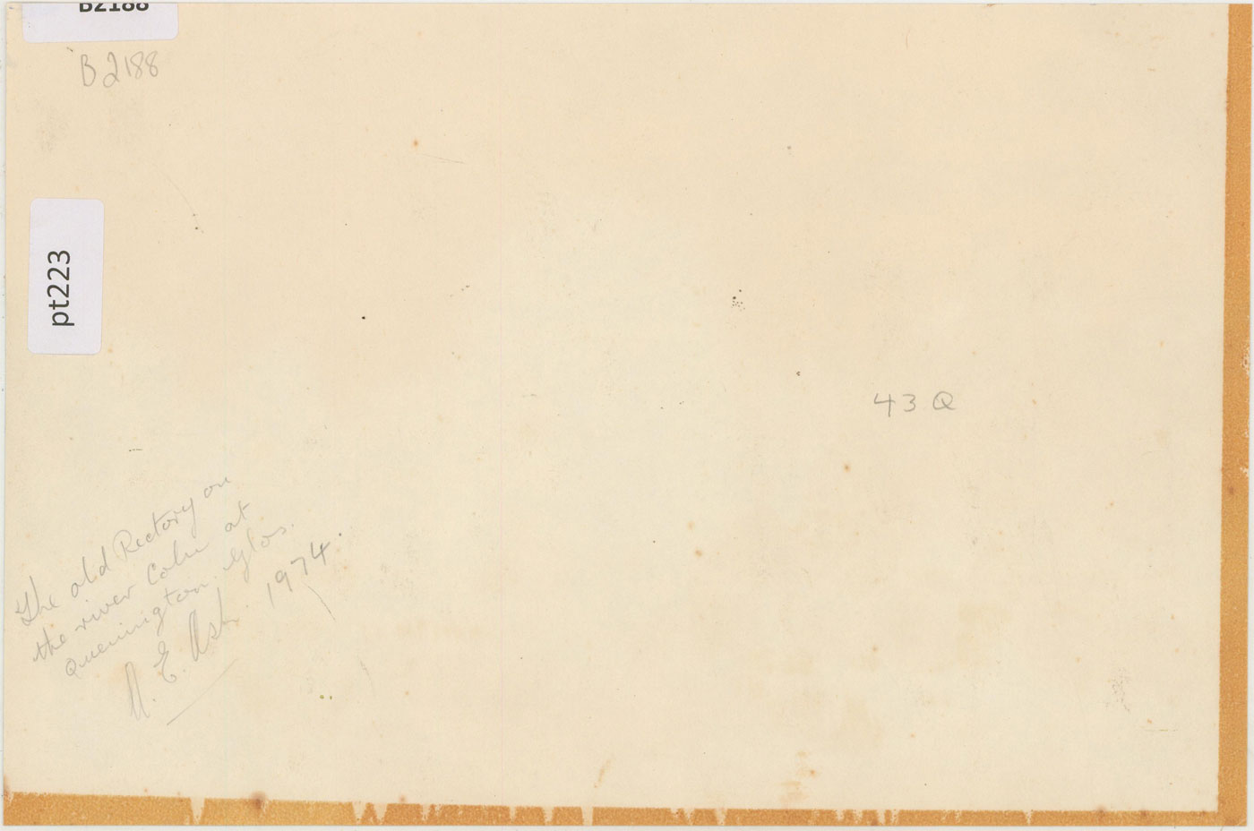 Albert Edward Ash - Early 20th Century Watercolour, The Old Rectory ...