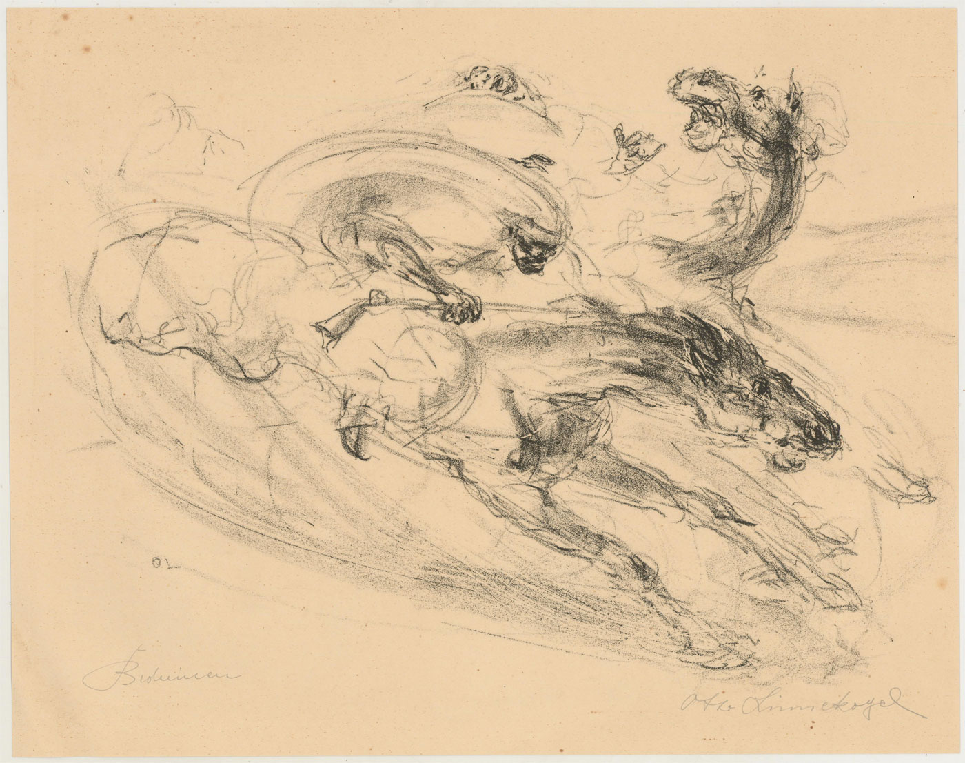 Otto Linnekogel (1897-1981) - 20th Century Lithograph, Bedouin von Otto ...