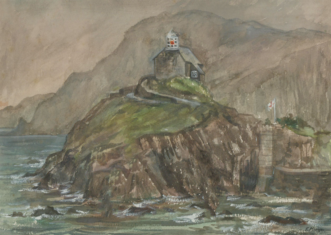 Edward Morgan (1933-2009) - 20th Century Watercolour, Chapel of St ...