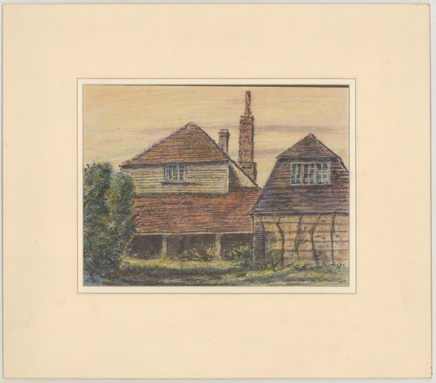 Henry E. Foster (1921-2010) - 20th Century Pastel, Smallhythe Place ...