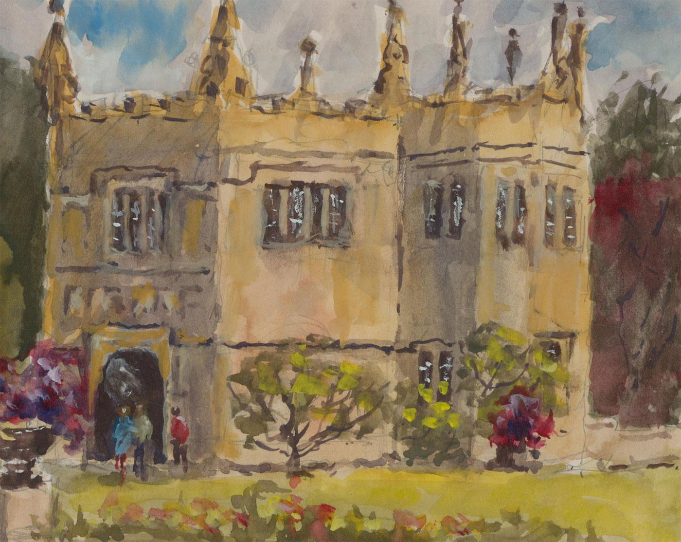 John A. Case - Contemporary Watercolour von John A. Case: Signed by ...