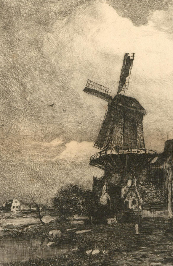 Philippe Zilcken (1857-1930) - Signed Early 20th Century Etching, The ...