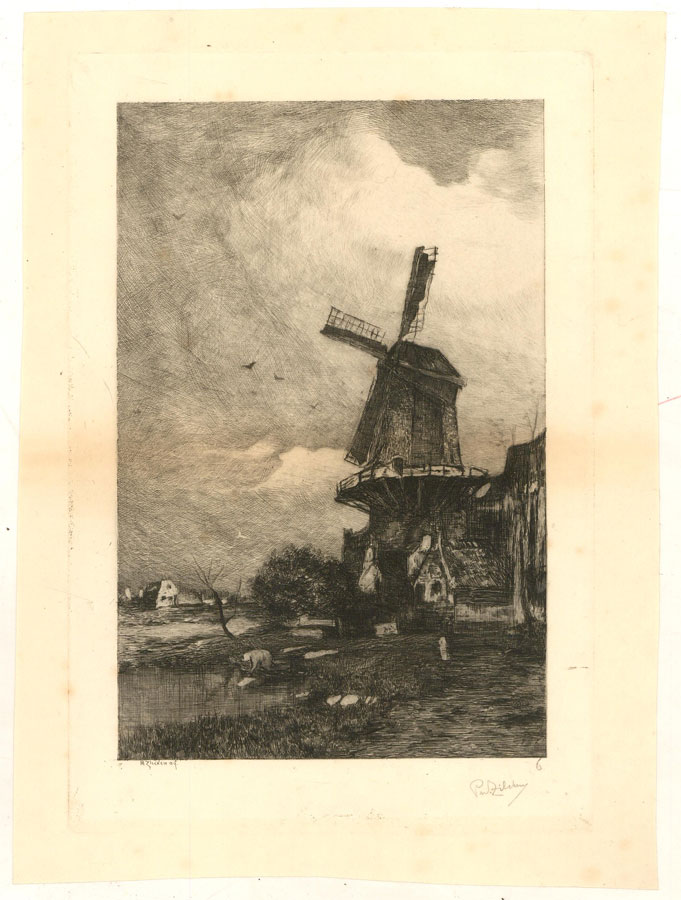 Philippe Zilcken (1857-1930) - Signed Early 20th Century Etching, The ...