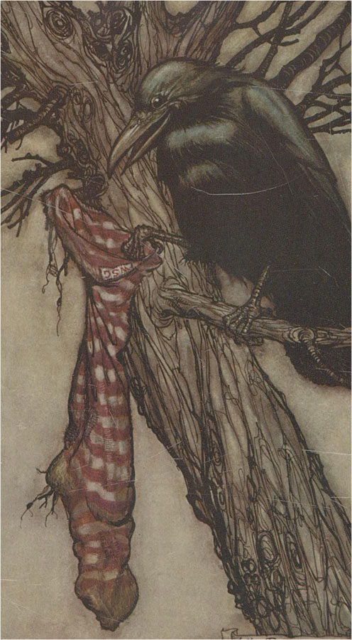 Arthur Rackham - Contemporary Digital Print, Peter Pan in Kensington ...