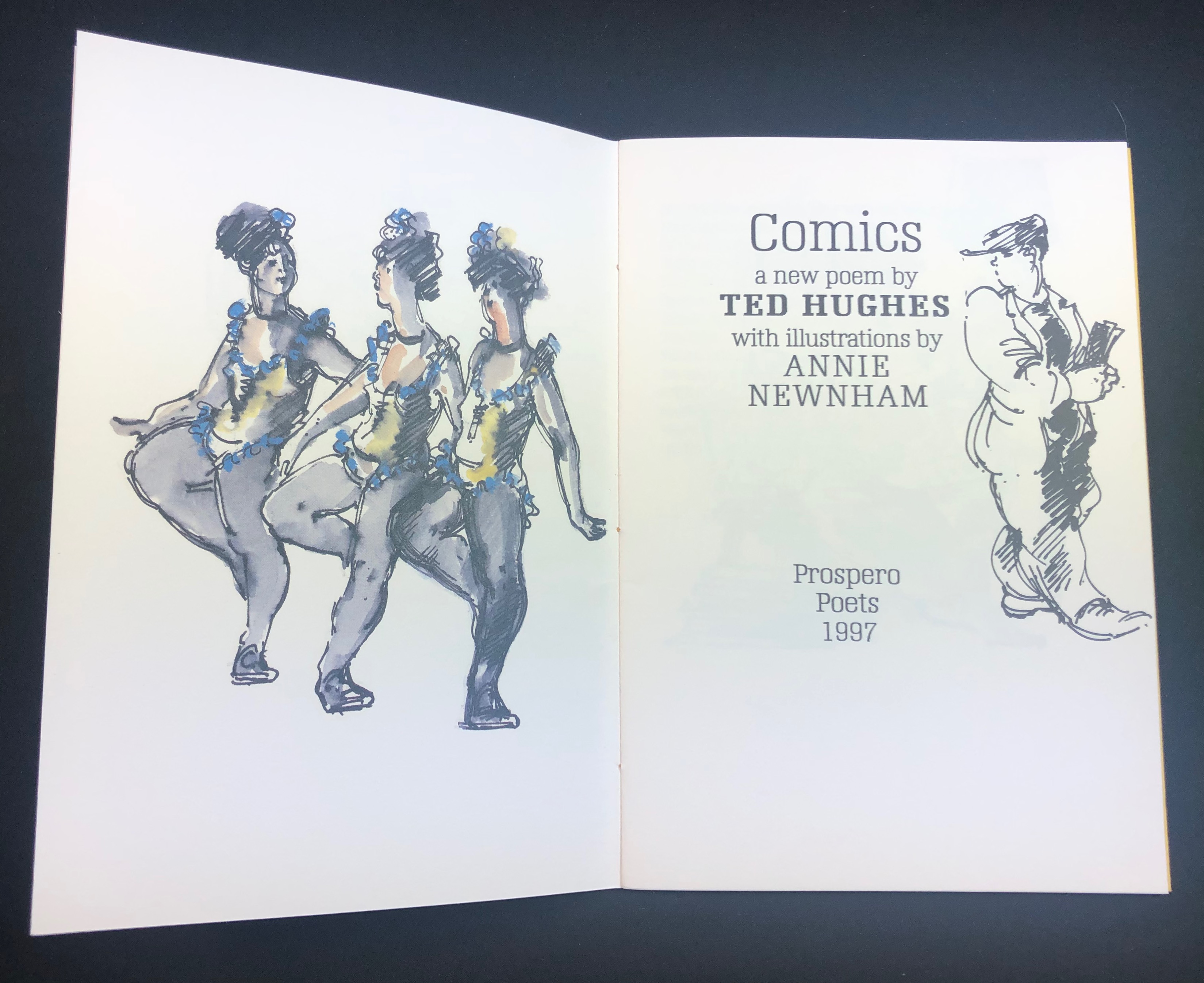 Comics 1/60 with additional large signed print von Hughes, Ted: Fine ...