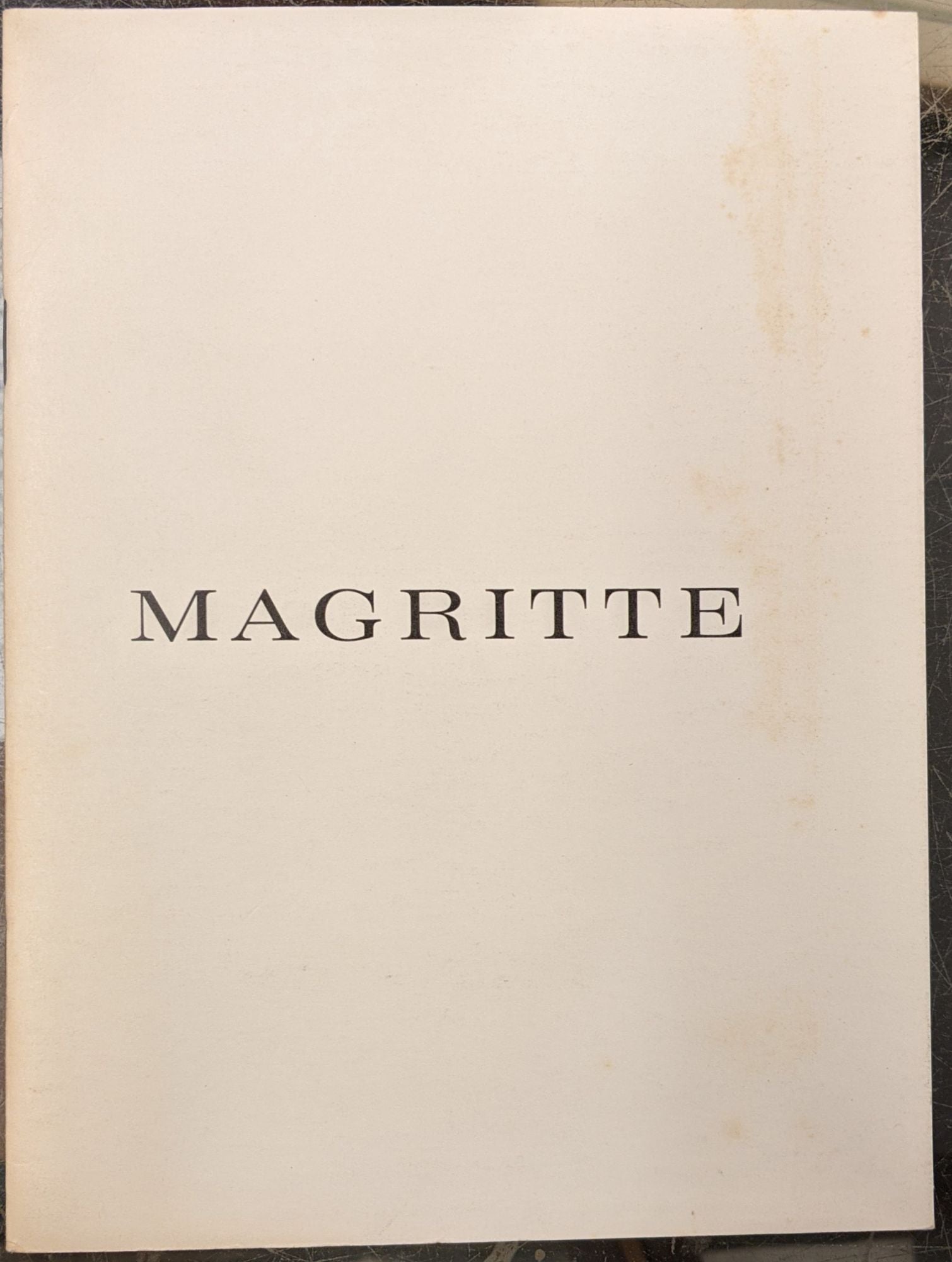 Rene Magritte: Paintings-Gouaches-Collages: Very good Softcover (1962 ...