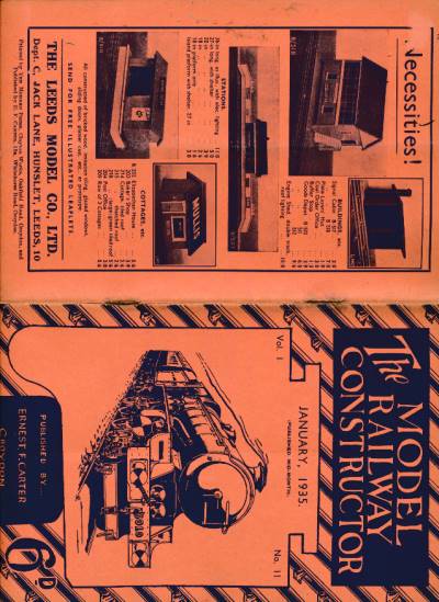 The Model Railway Constructor. Volume 1 No 11. January 1935 de ...