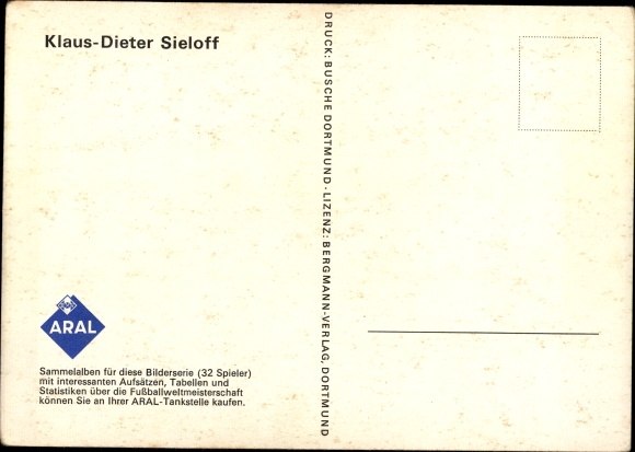 Ansichtskarte / Postkarte Klaus Dieter Sieloff, Deutscher ...