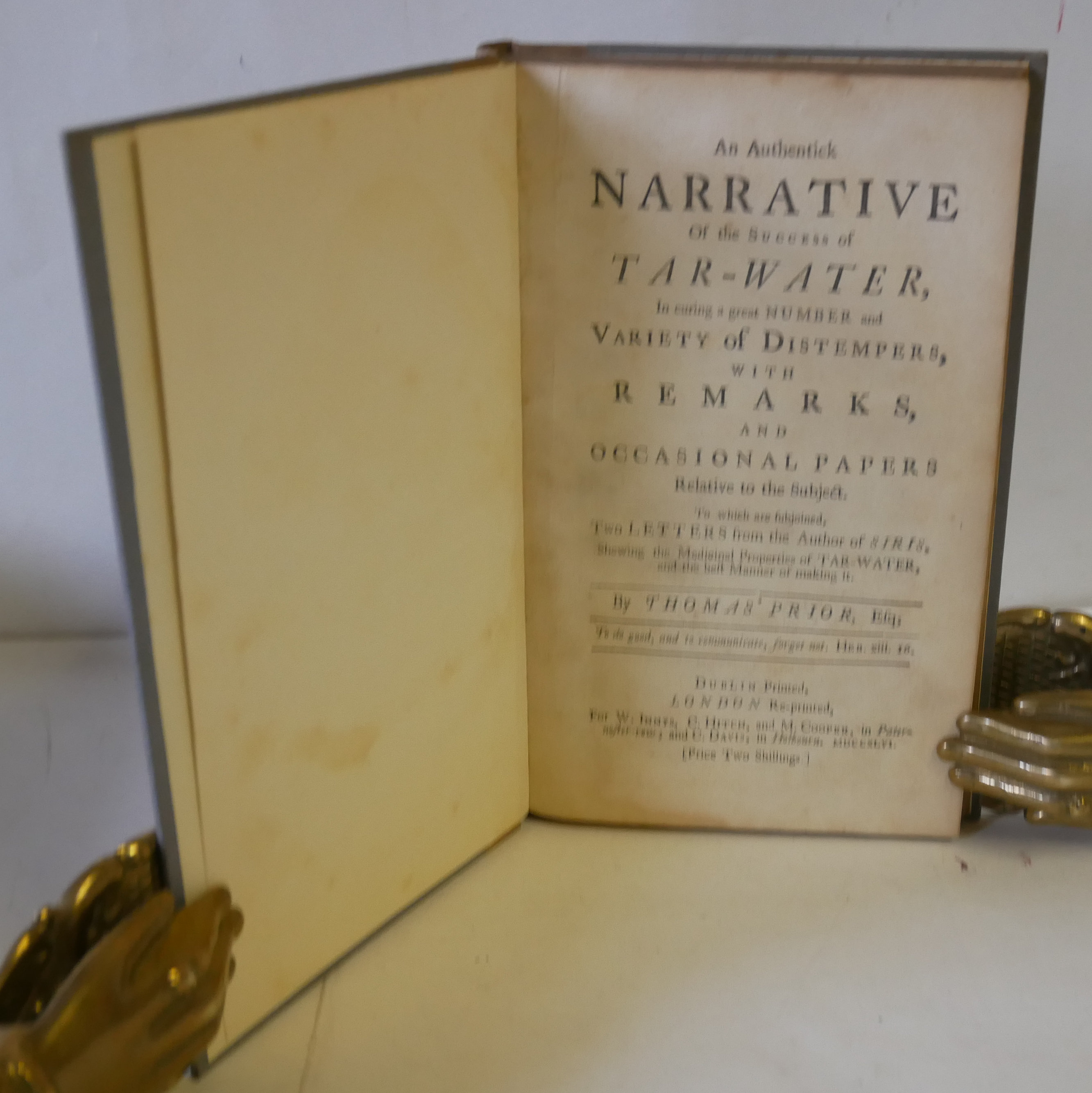 An Authentic Narrative of the Success of Tar-Water, in curing a great ...