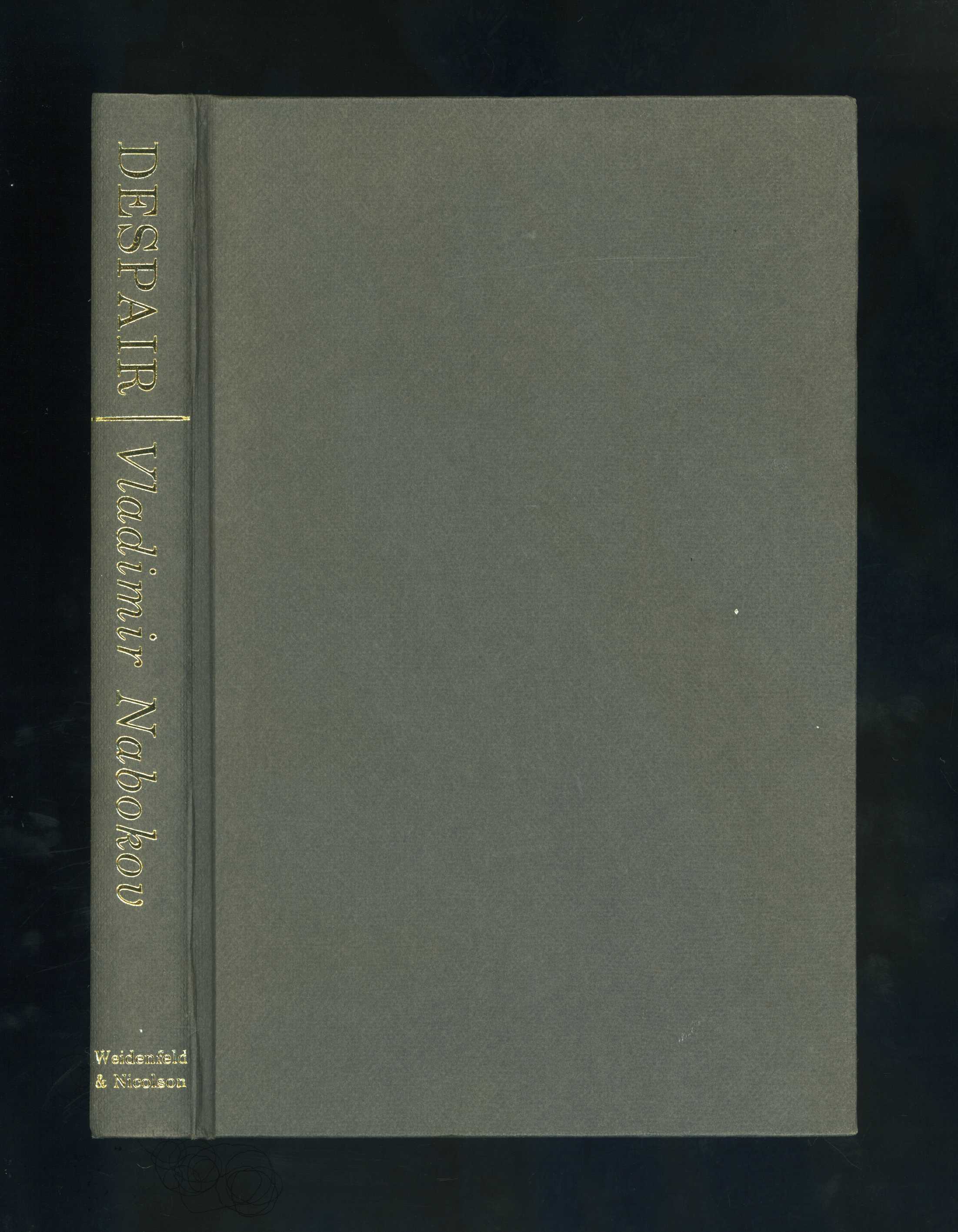DESPAIR [First UK edition - publisher's file copy] by Vladimir Nabokov ...